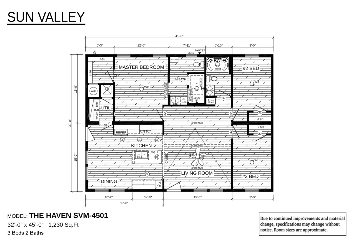 Sun Valley Series / The Haven SVM-4501 built by Deer Valley Homebuilders